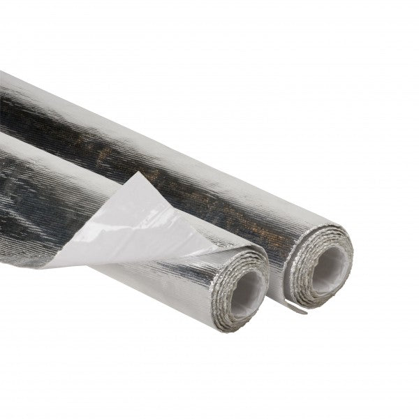 Heat Shield Mat 315mm x 500mm Aluminised Fibreglass with adhesive Rate ...